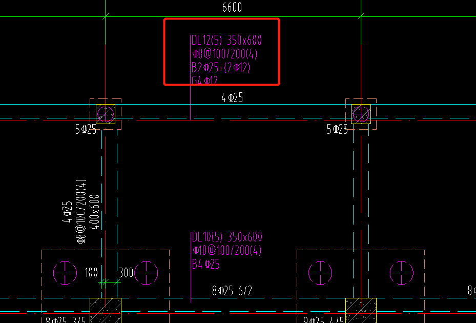 请问下这种承台梁钢筋是反的吗，上边是通长筋，下边是2c25+（2c12）-服务新干线答疑解惑