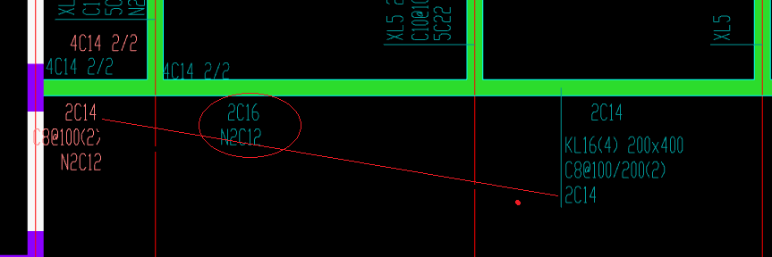 如图，2c16指的是什么钢筋-服务新干线答疑解惑