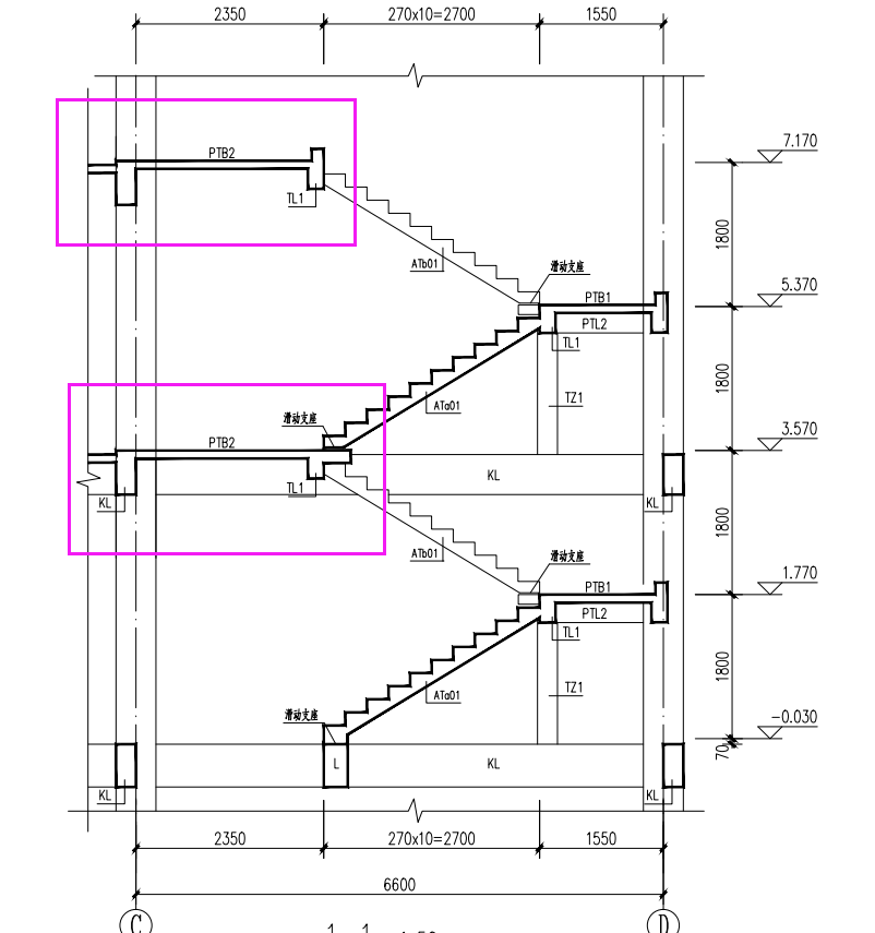 这样的楼梯，新建标准双跑楼梯布置上以后，没有PTB2是得用板自己绘制吗？-服务新干线答疑解惑