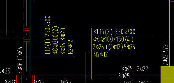 求解2c22+(2c12)哪个是上通长筋哪个是下，还有KL16里哪个是上下呀-服务新干线答疑解惑