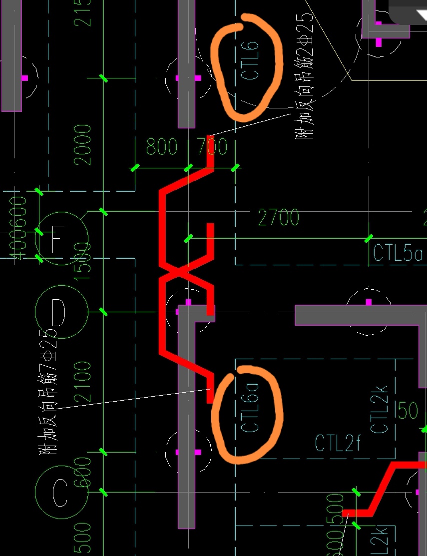 请问图中CTL6和CTL6a的分界线在哪？画图时CTL6画到哪个位置结束？-服务新干线答疑解惑