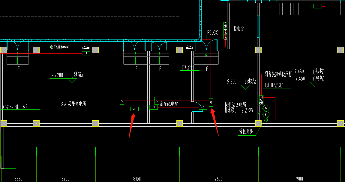 前辈，此图为地库，图中J1 J2 J3表示什么，安装高度一般多少？图纸均未给-服务新干线答疑解惑