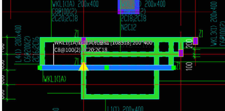 这根梁WKL1（1A），支座应该怎样设置-服务新干线答疑解惑