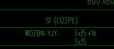 这电缆怎么看，读作WDZBN-YJY-3*35+16+3*35？-服务新干线答疑解惑