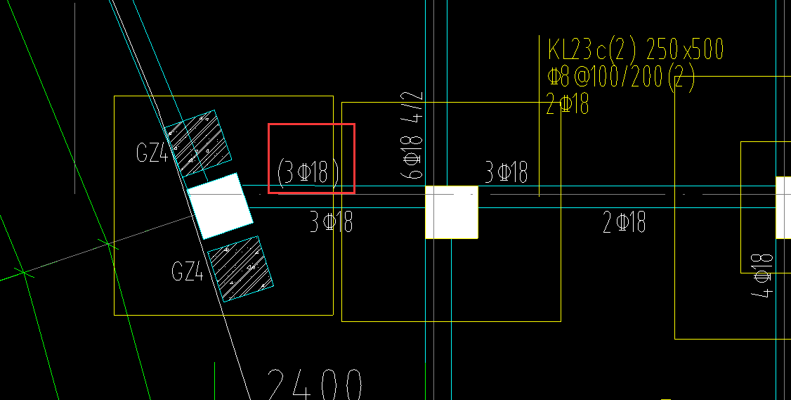 这个（3c18）在跨中钢筋输入（3c18）还是3c18不带括号-服务新干线答疑解惑