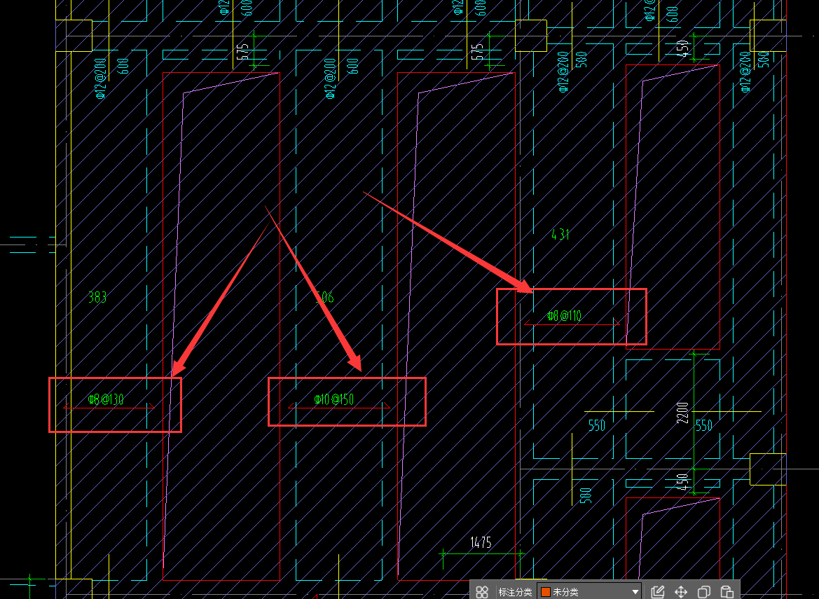 图纸说c8-200双层双向布置，呢平面图圈出来呢个c10-150是什么钢筋呢？-服务新干线答疑解惑