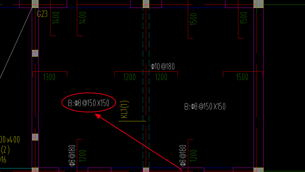 底板钢筋c8-150*150 是双向的意思吧？-服务新干线答疑解惑