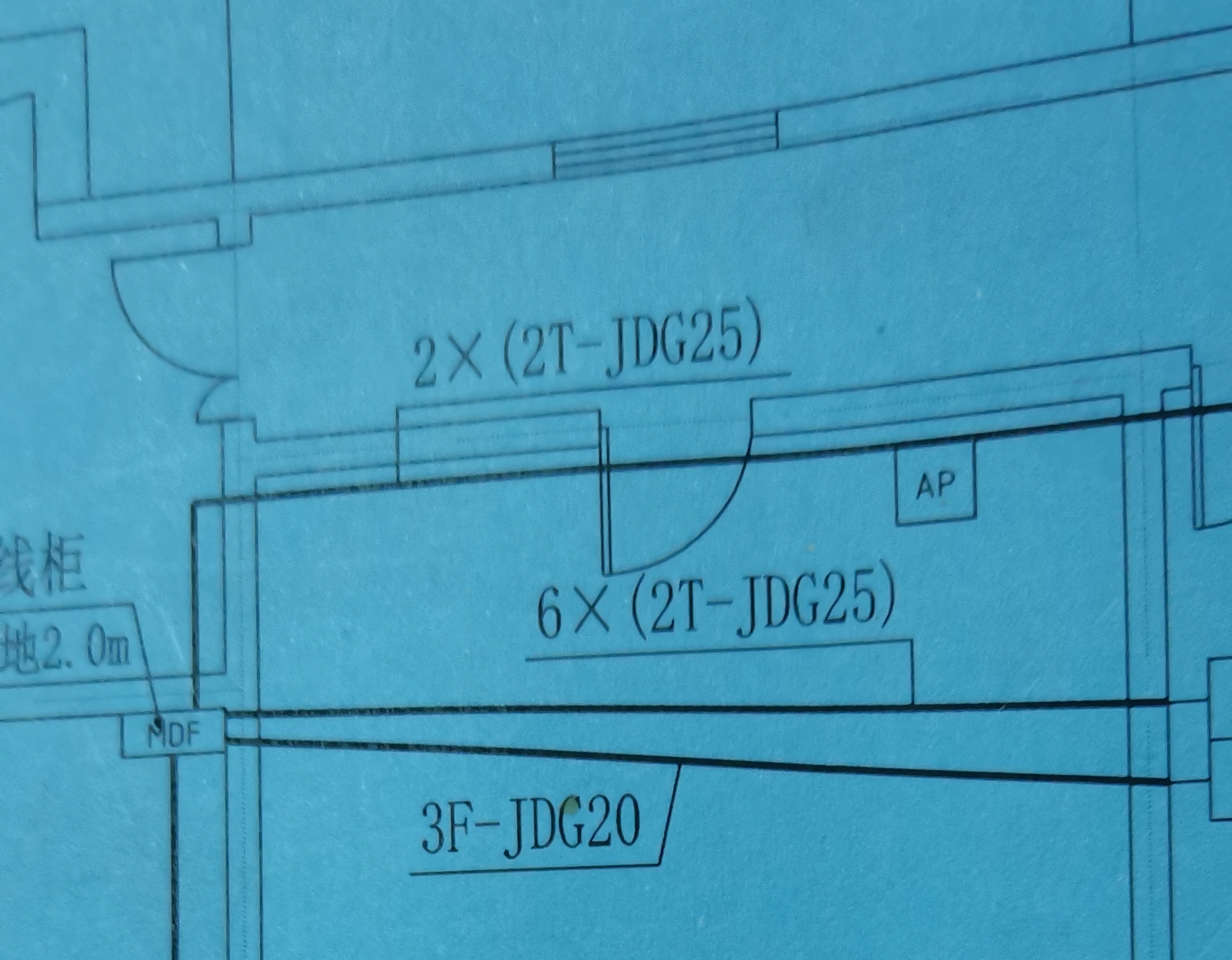 弱电图纸2×（2T-JDG25）是什么意思？ 3F- JDG20是什么意-服务新干线答疑解惑