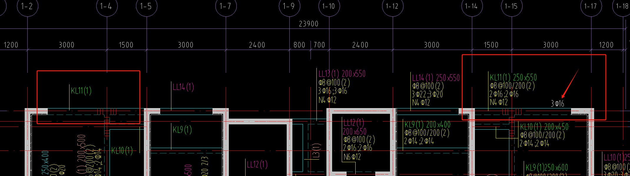 左边的KL11也要加上这个原位标注3C16吗-服务新干线答疑解惑