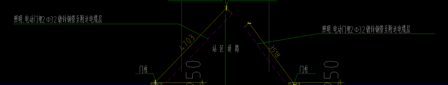 请问如图所示2A32钢管工程量，电缆层在图上可以看出来吗-服务新干线答疑解惑