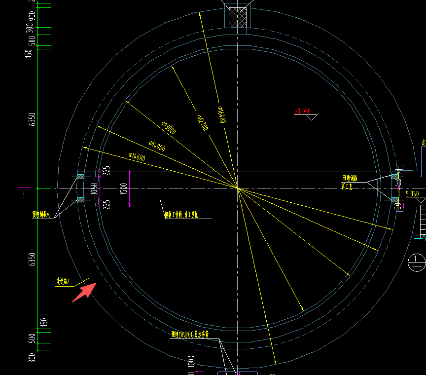 图中圆形板2*14@150，2*10@200，2C12这三种钢筋在板中怎么布置？-服务新干线答疑解惑