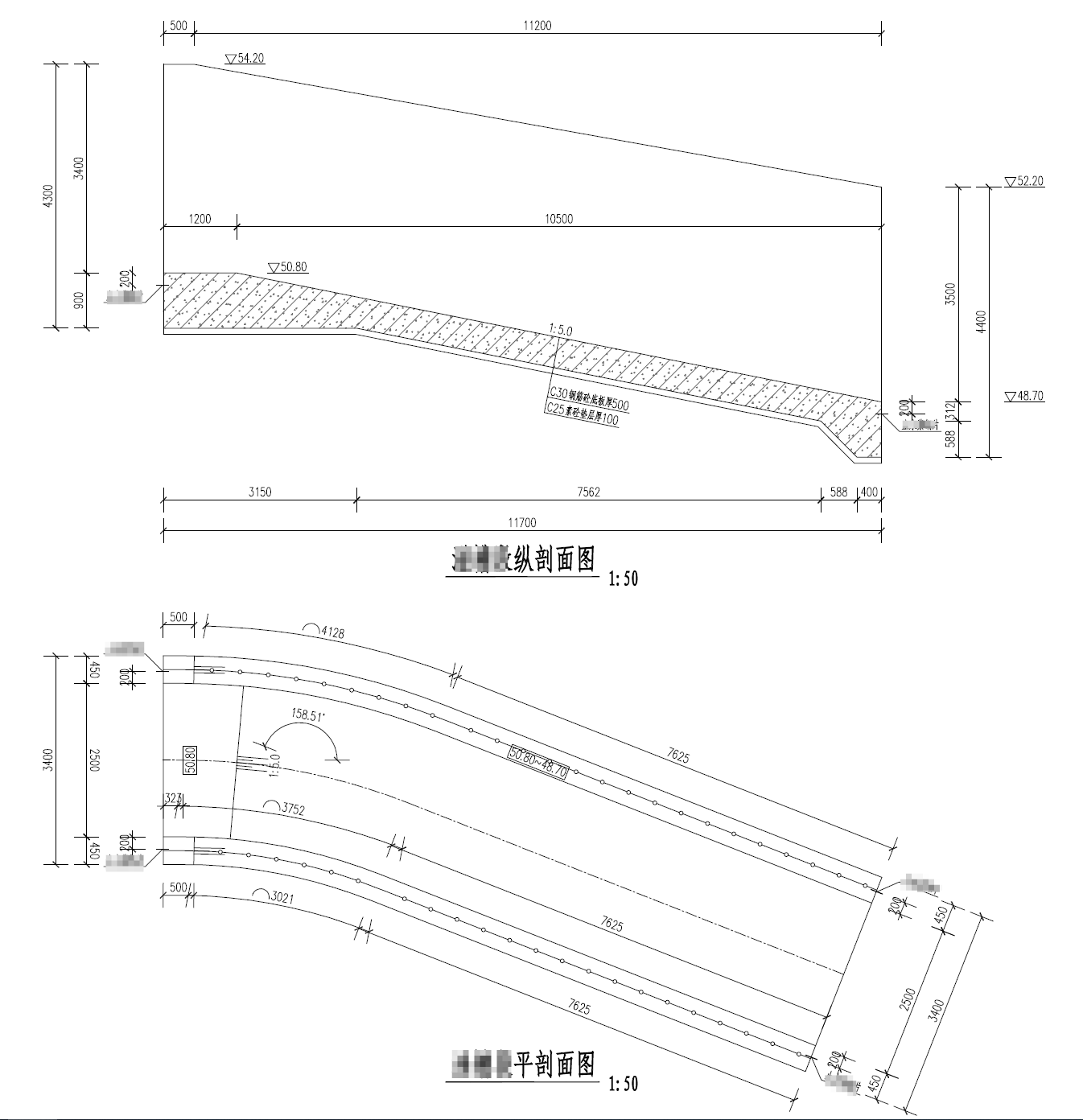 这种带弧形的坡道，底板局部有变截面，用GTJ怎么画？-服务新干线答疑解惑
